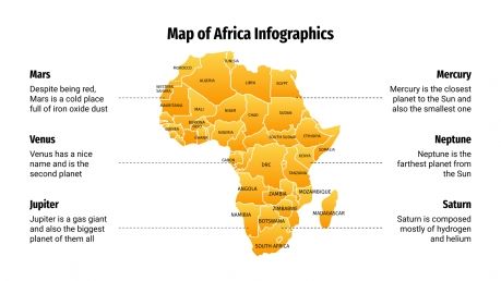 Map of Africa Infographics for Google Slides and PowerPoint