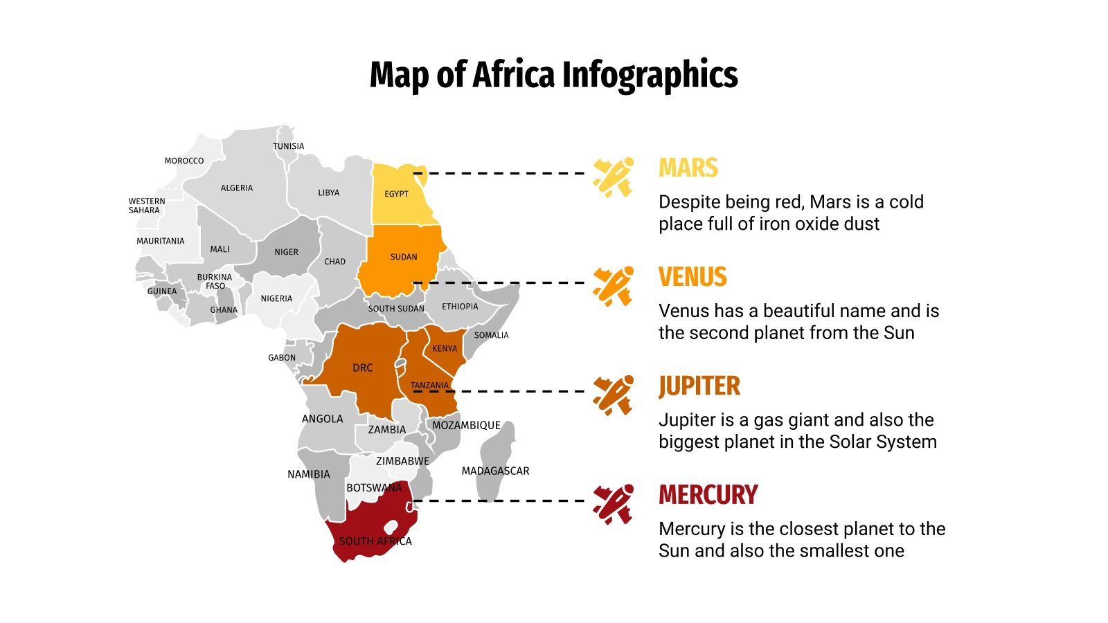 Map of Africa Infographics for Google Slides and PowerPoint