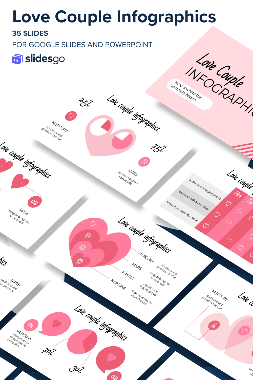 Love Couple Infographics | Google Slides & PowerPoint template