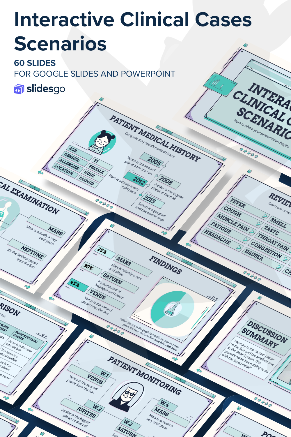 Interactive Clinical Cases Scenarios | Google Slides & PPT