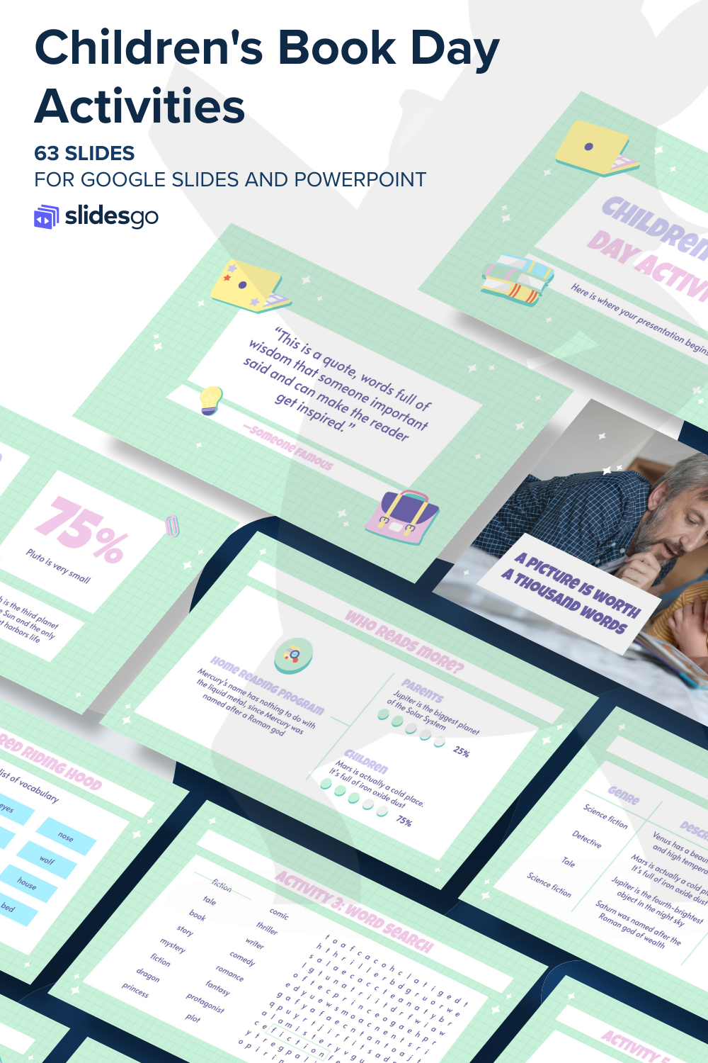 Children's Book Day Activities | Google Slides & PPT