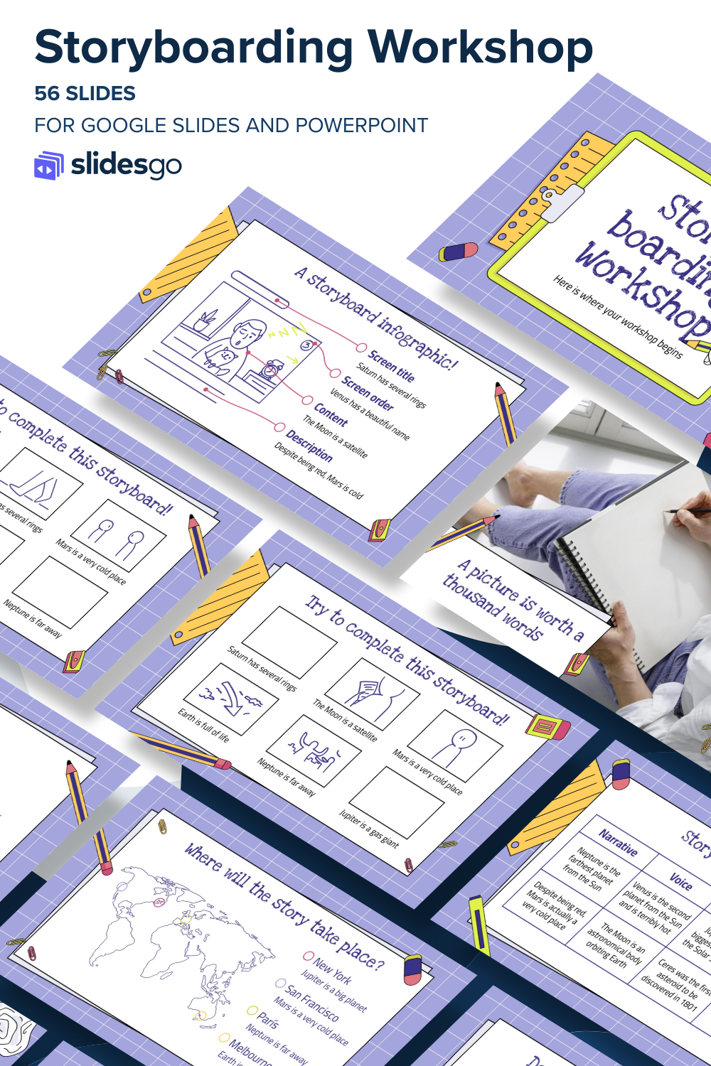 Storyboarding Workshop | Google Slides & PPT template