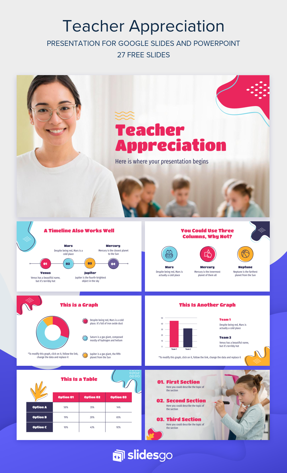 Teacher Appreciation Google Slides & PowerPoint template