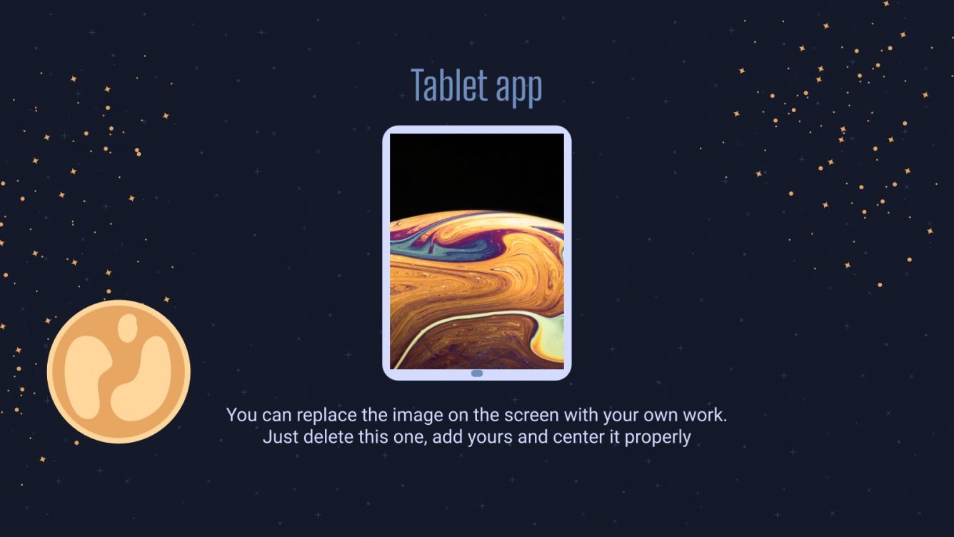 Outer Space and Galaxies Google Slides & PowerPoint template