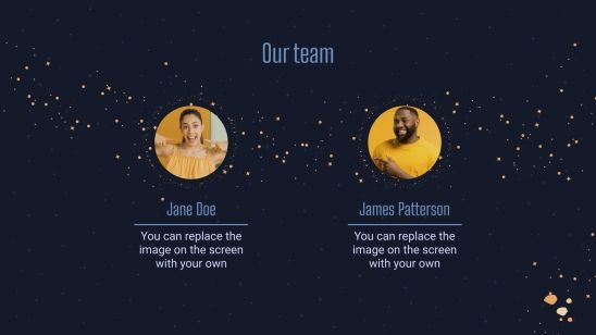 Outer Space and Galaxies Google Slides & PowerPoint template