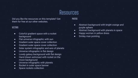 Outer Space and Galaxies Google Slides & PowerPoint template