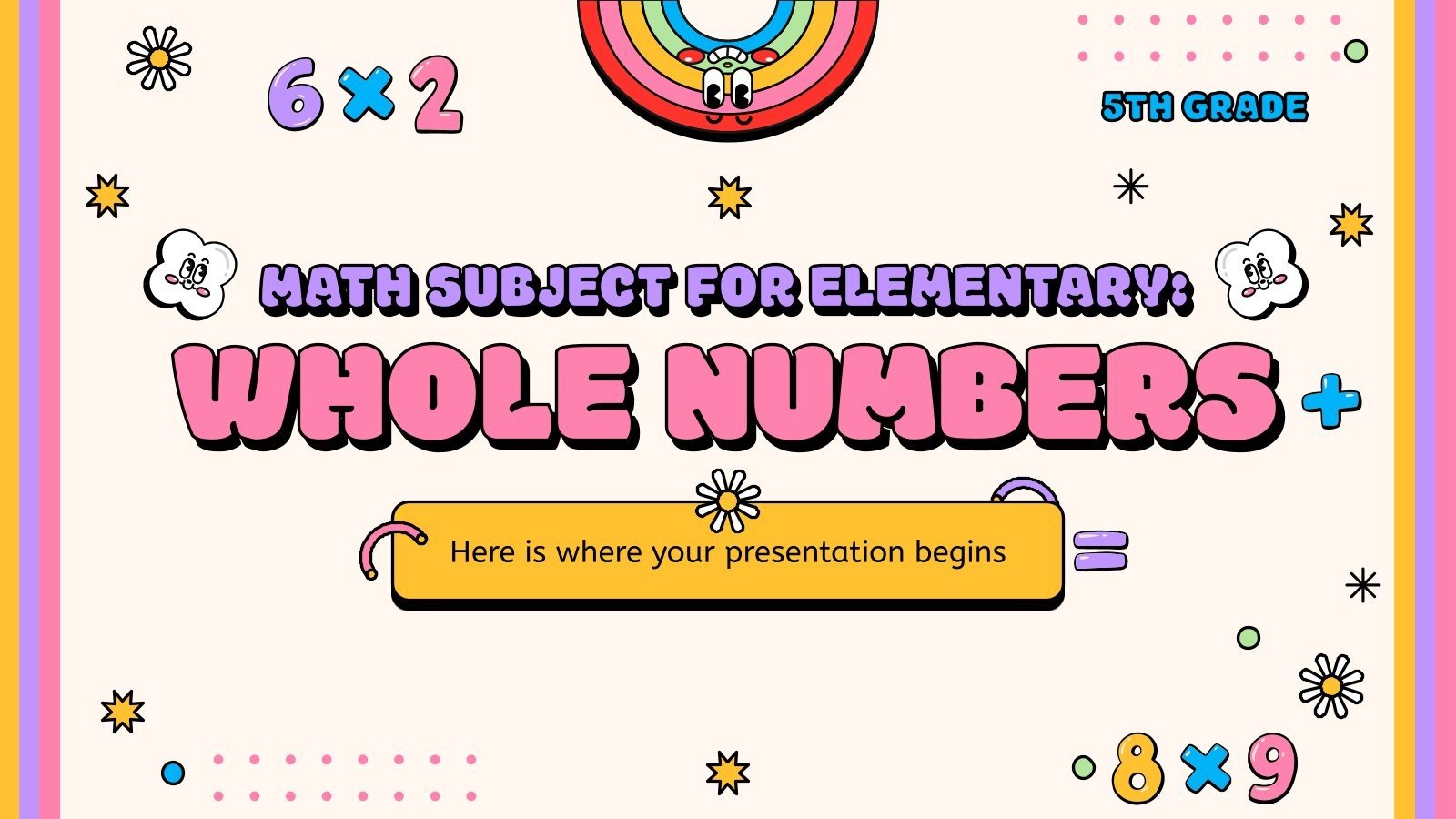 Free Math Google Slides themes and PowerPoint templates