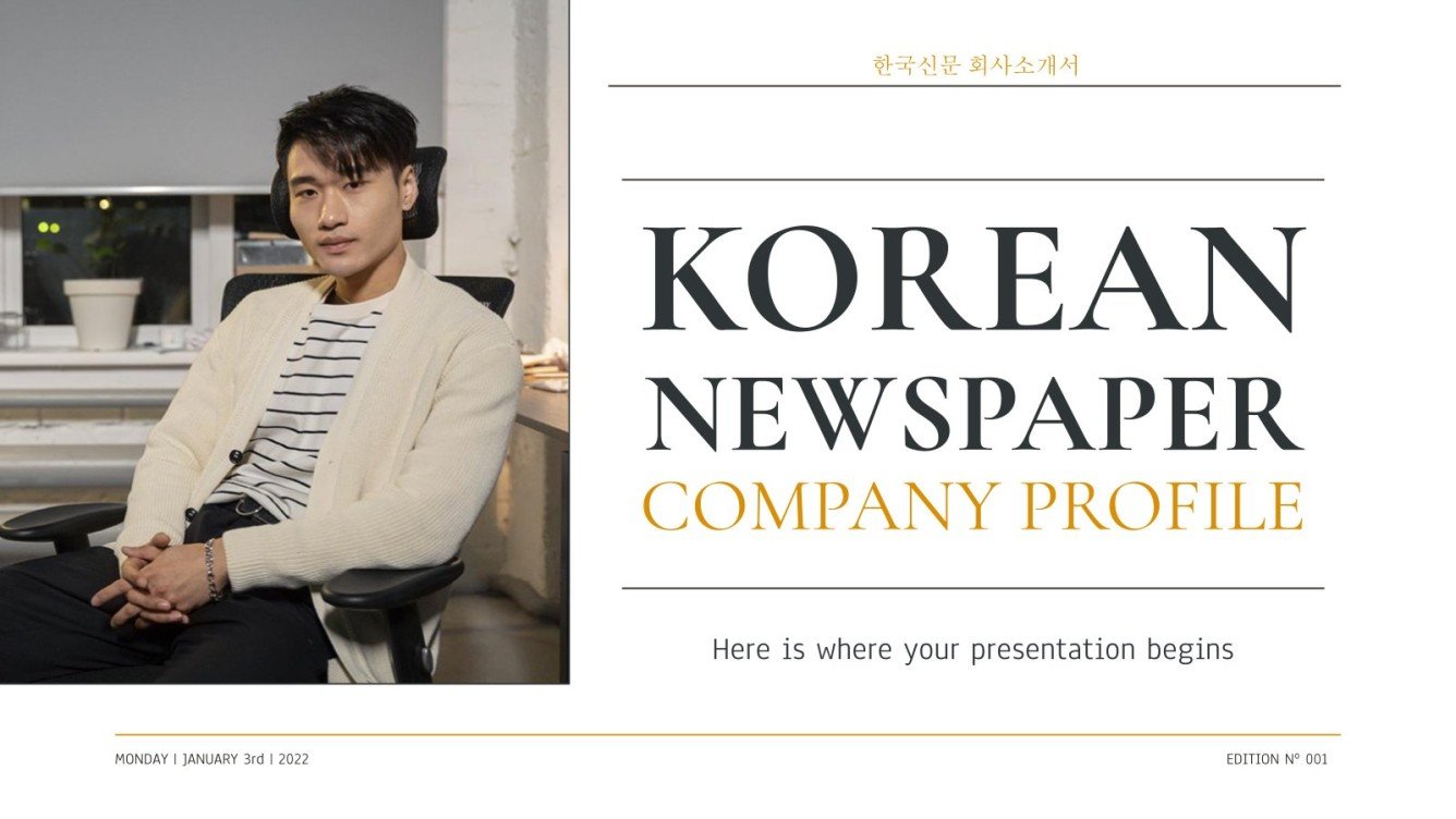 Free Google Slides and PowerPoint templates about newspapers!