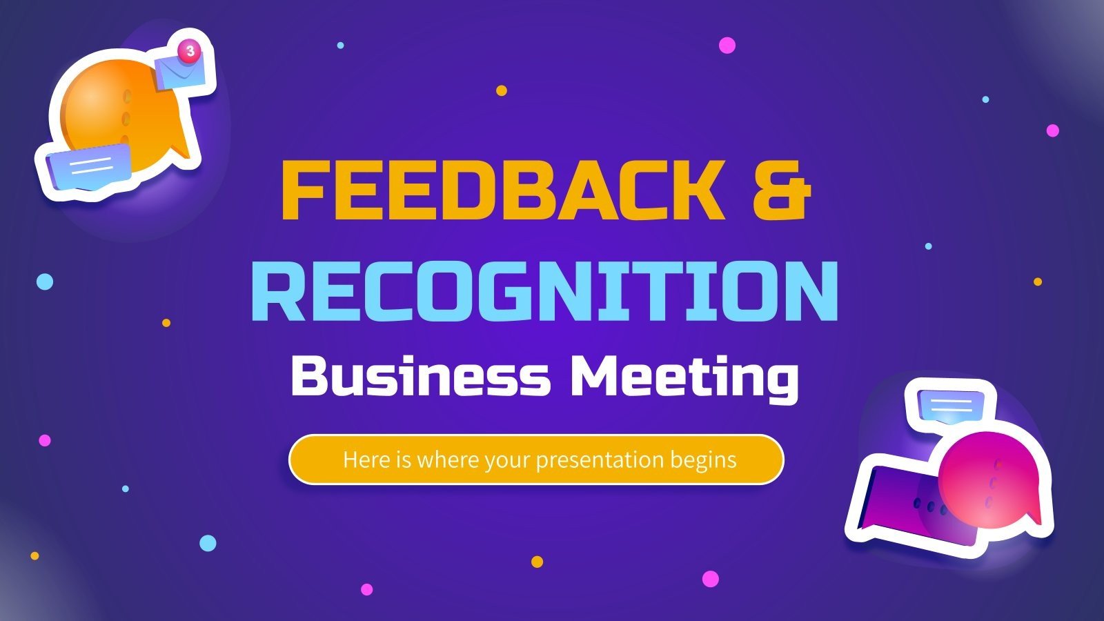 Reunión para feedback y valoraciones | Google Slides & PPT
