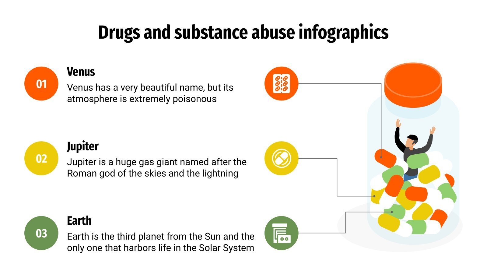 Drugs and Substance Abuse Infographics | Google Slides & PPT