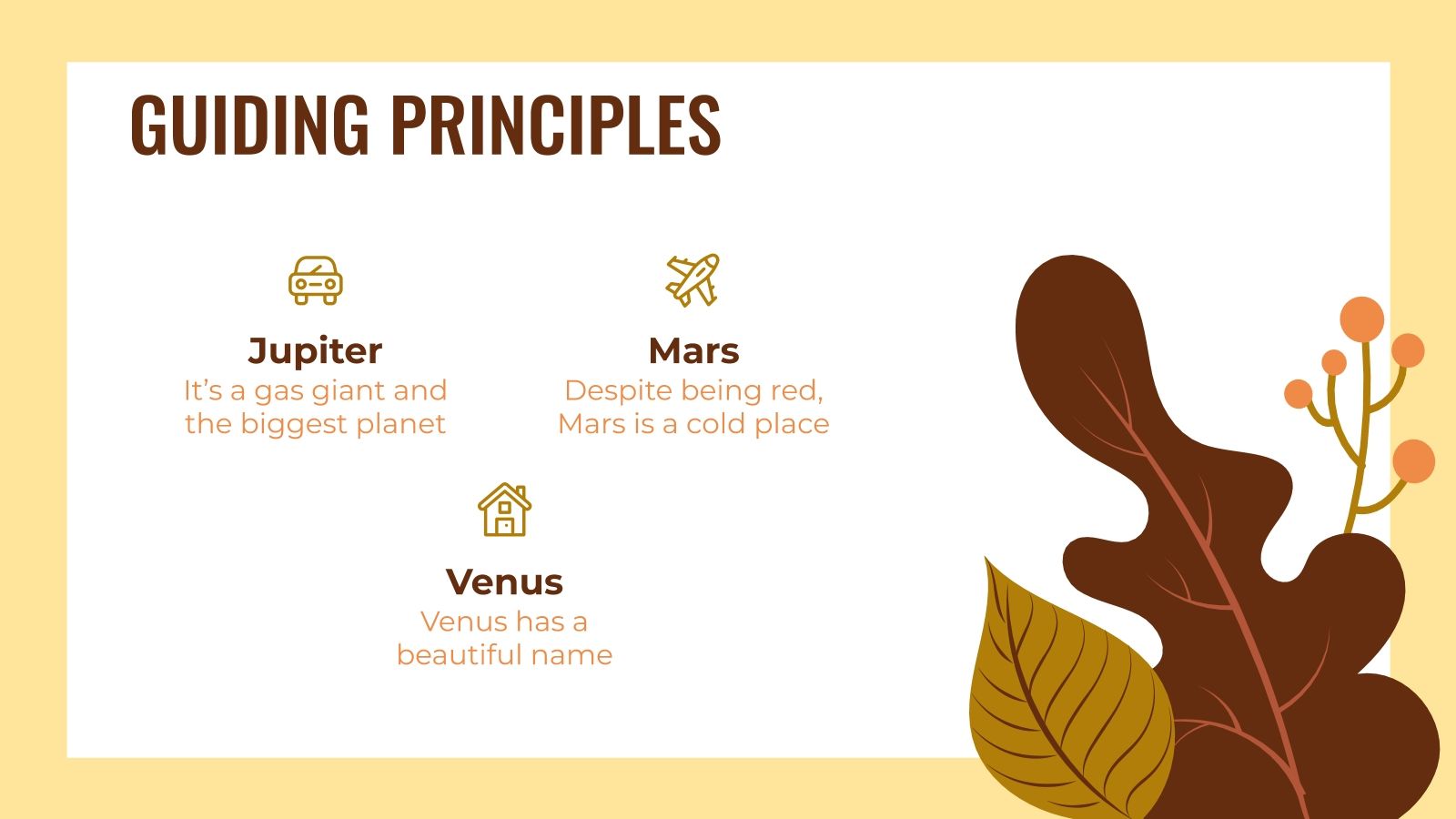 Fall Sales Marketing Plan Google Slides & PowerPoint template