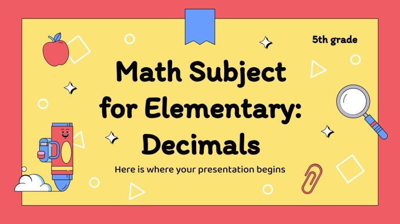 Math for Elementary: Decimals | Google Slides and PowerPoint