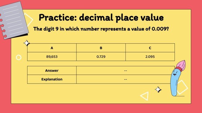 Math for Elementary: Decimals | Google Slides and PowerPoint