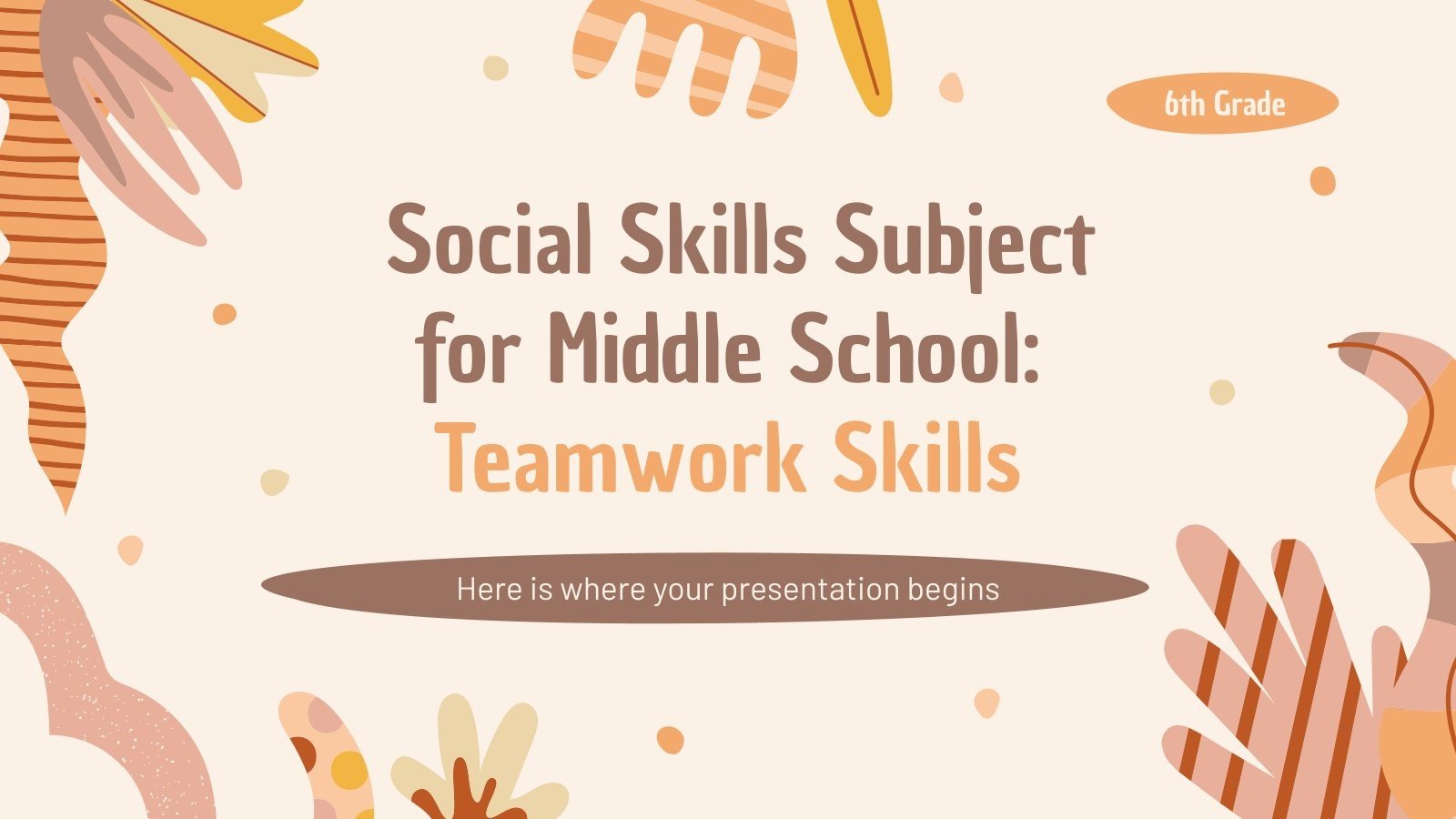 Social Skills for Middle School - 6th Grade: Teamwork Skills