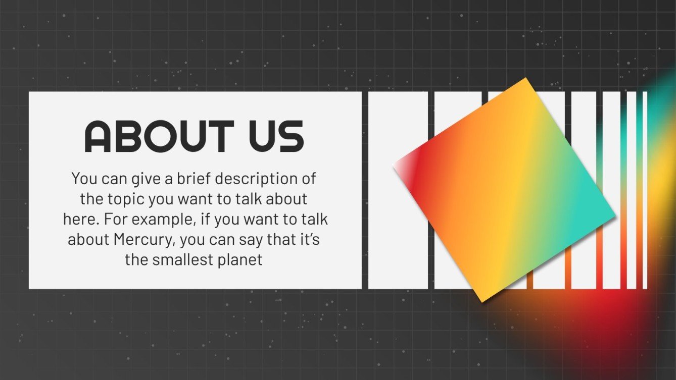 80s Style Portfolio | Google Slides and PowerPoint