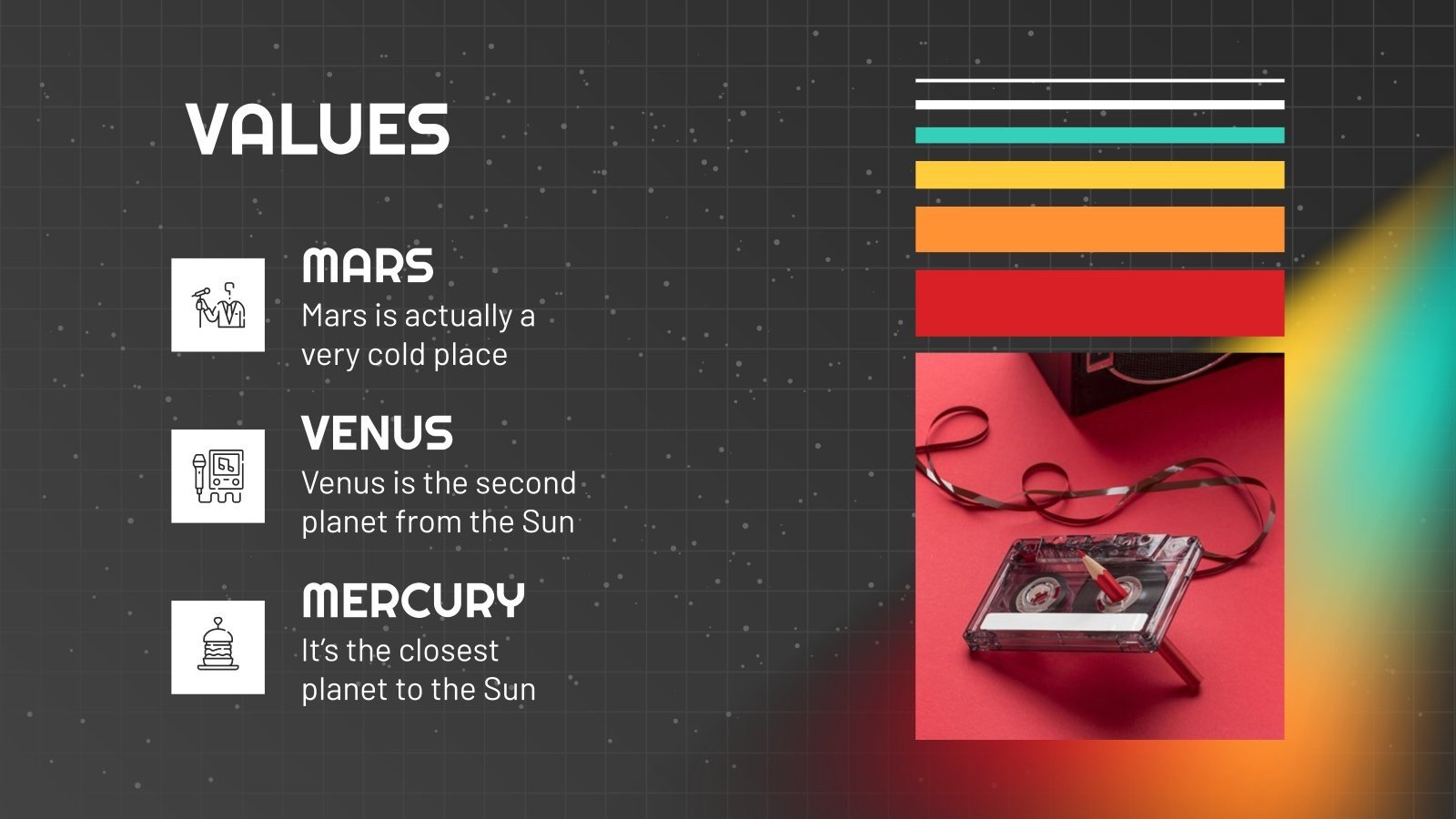 80s Style Portfolio | Google Slides and PowerPoint