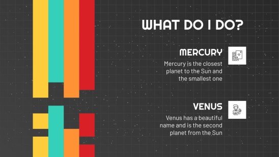 80s Style Portfolio | Google Slides and PowerPoint