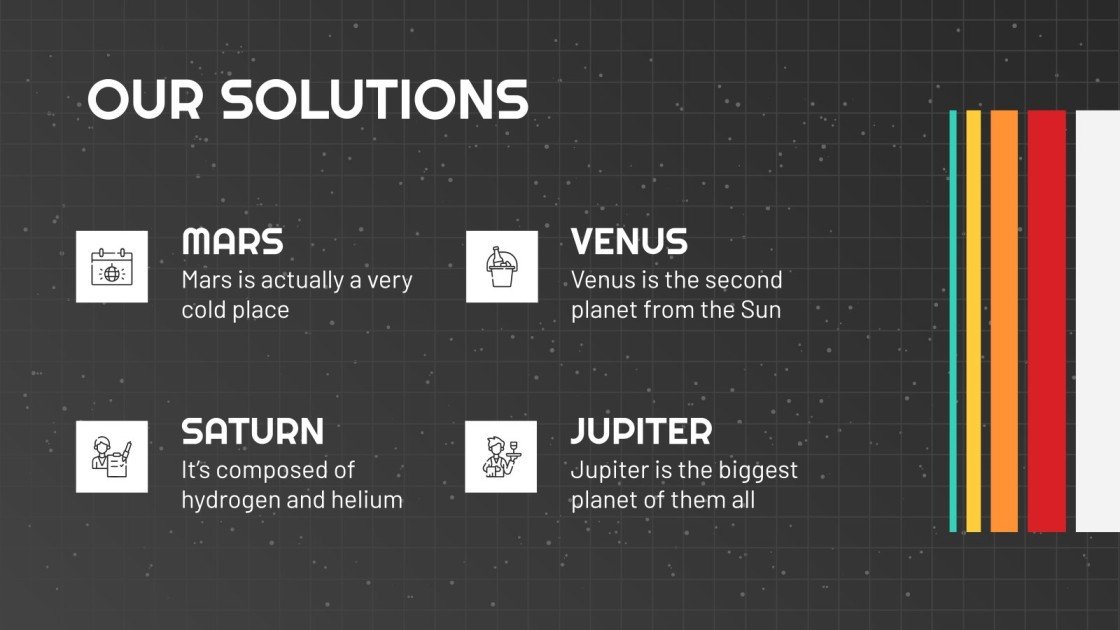 80s Style Portfolio | Google Slides and PowerPoint