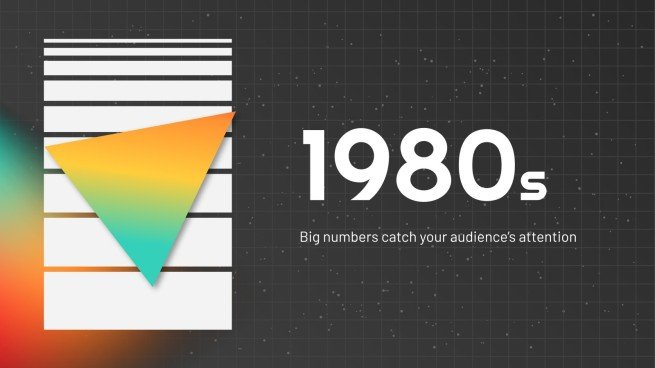 80s Style Portfolio | Google Slides and PowerPoint