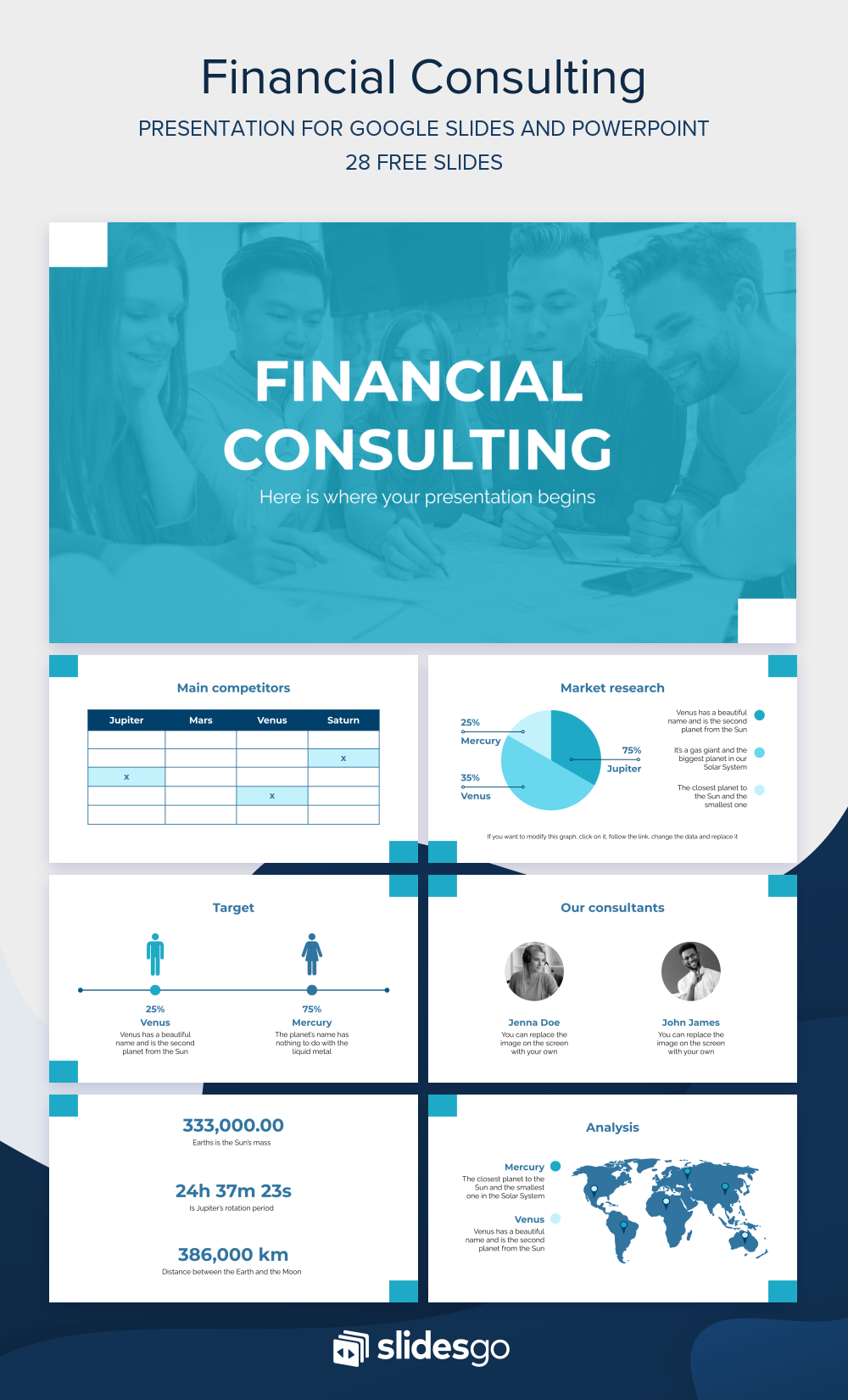 Financial Consulting | Template for Google Slides & PowerPoint