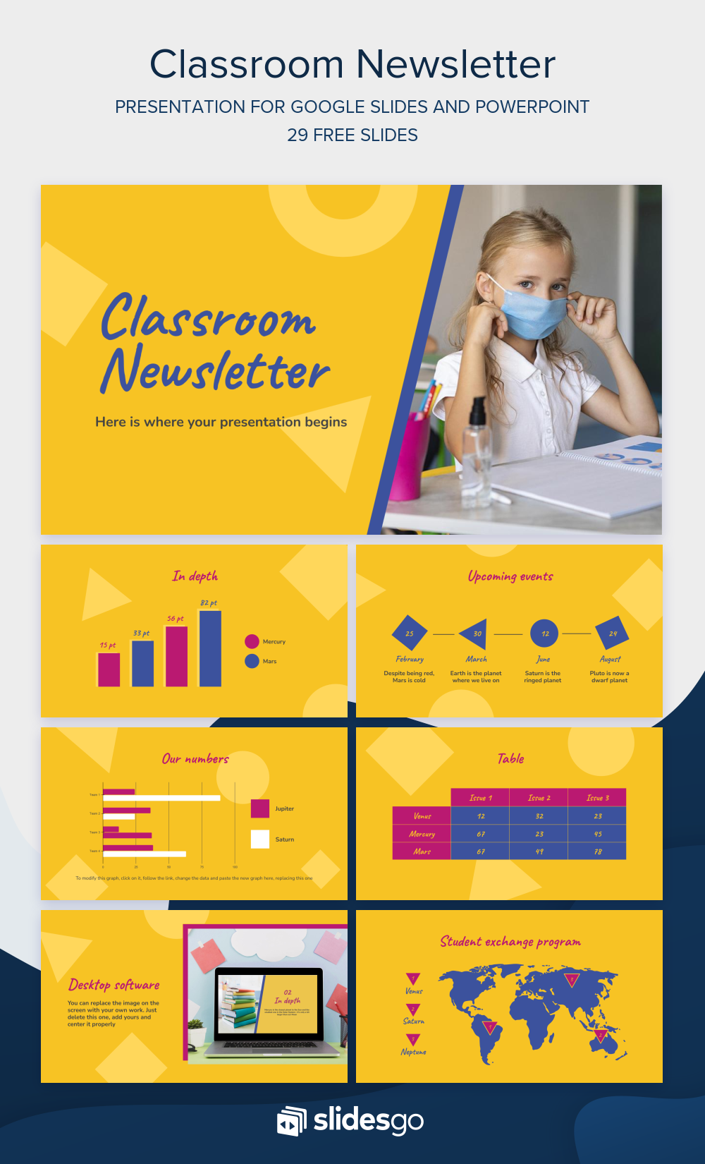Classroom Newsletter | Google Slides & PowerPoint template