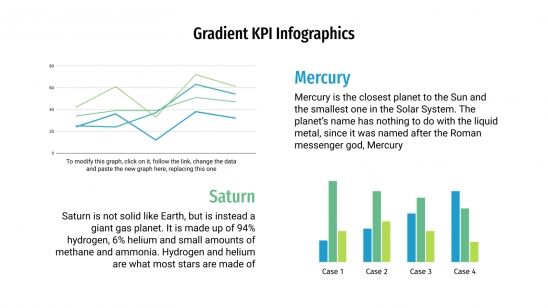 Gradient KPI Infographics for Google Slides and PowerPoint