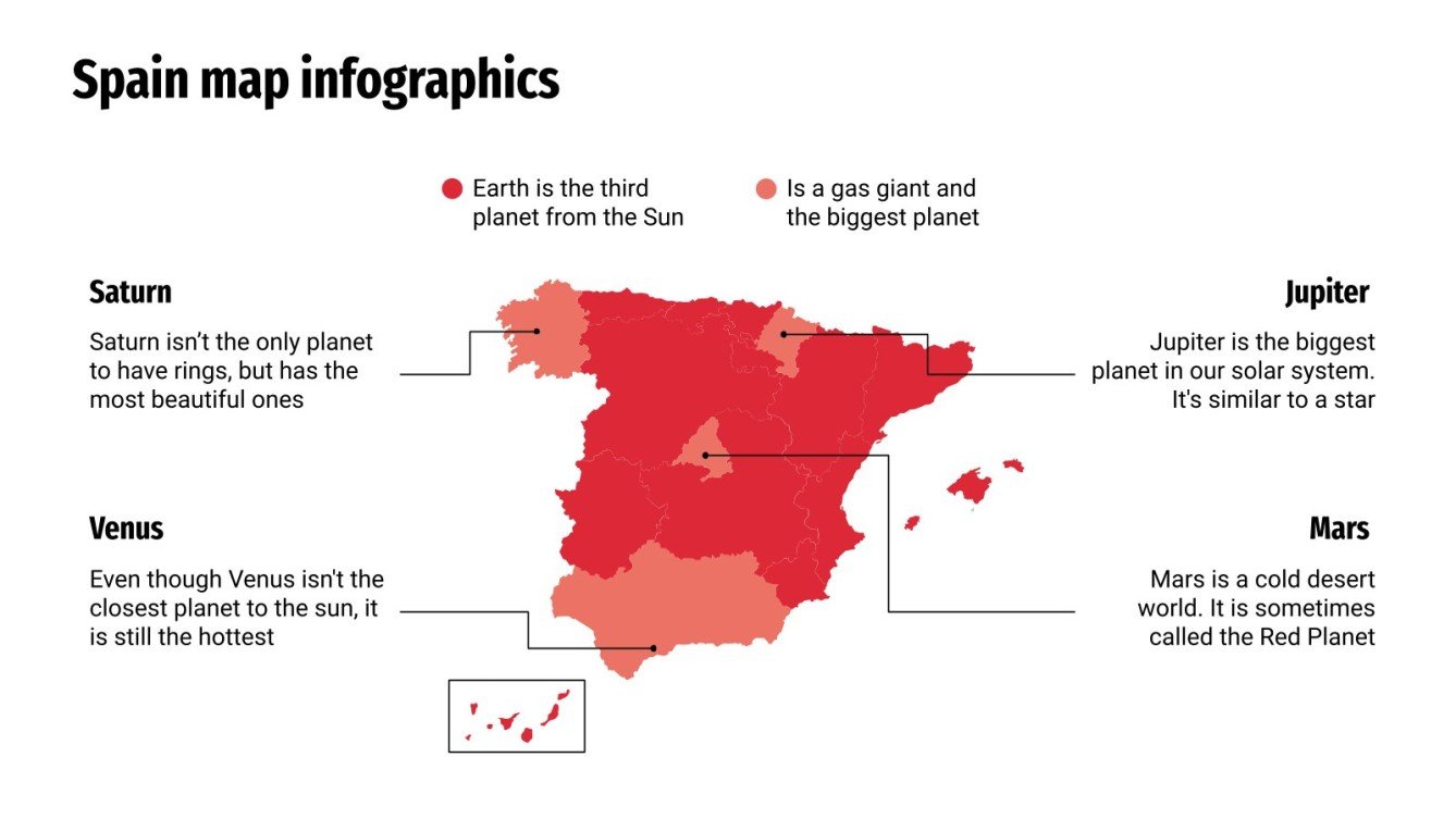 Spain Map Infographics | Google Slides & PPT