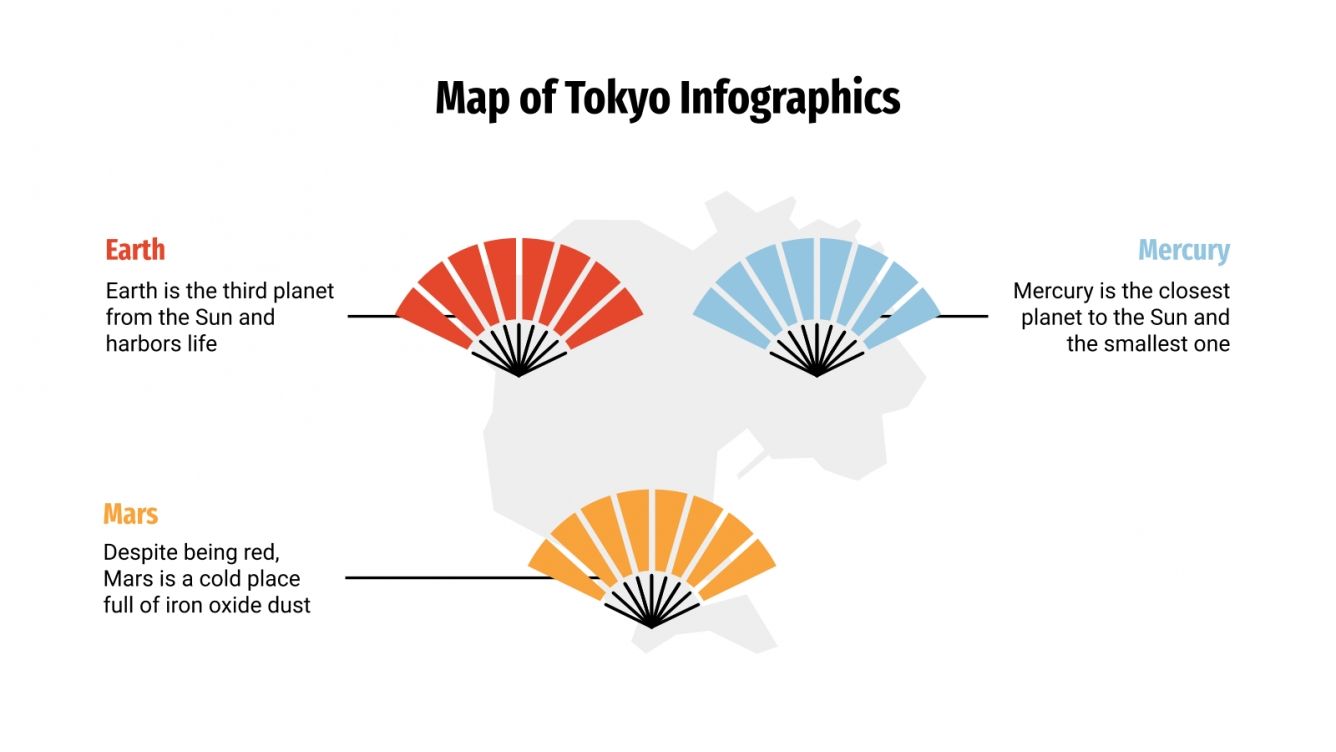 Map of Tokyo Infographics for Google Slides and PowerPoint