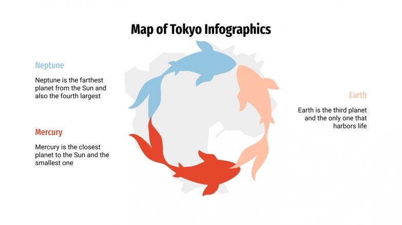 Map of Tokyo Infographics for Google Slides and PowerPoint