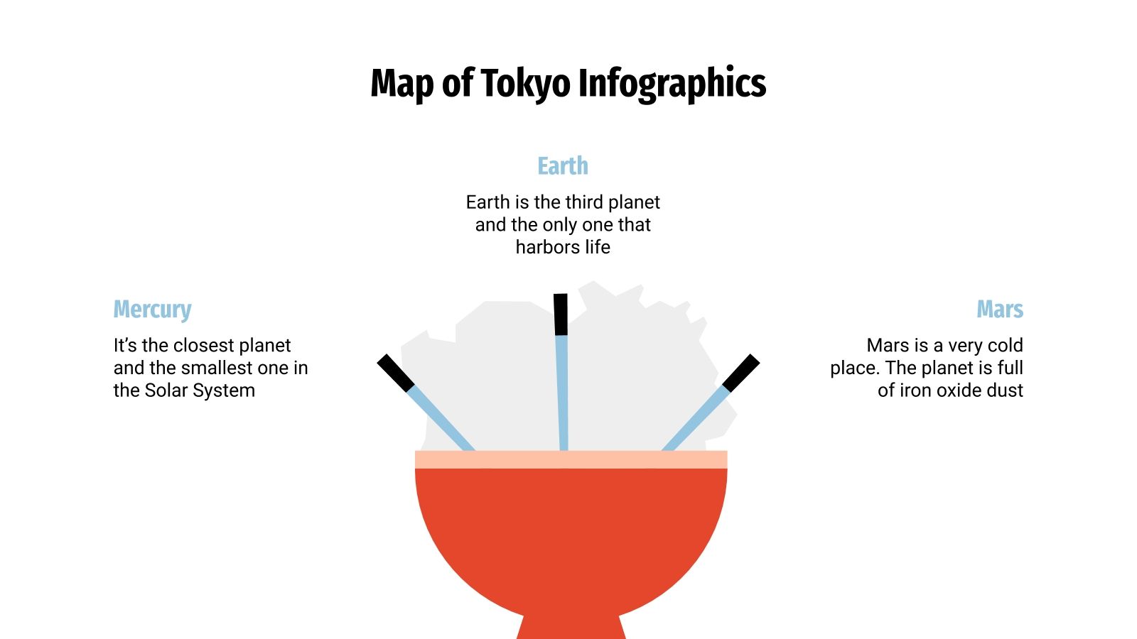 Map of Tokyo Infographics for Google Slides and PowerPoint