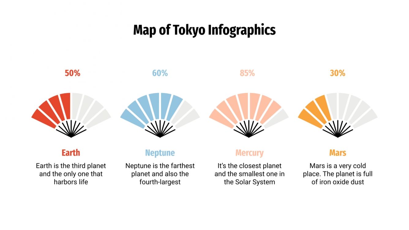 Map of Tokyo Infographics for Google Slides and PowerPoint
