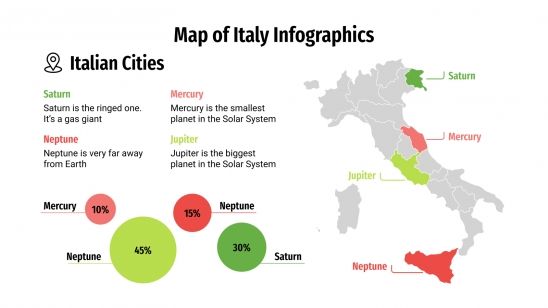 Map of Italy Infographics for Google Slides and PowerPoint