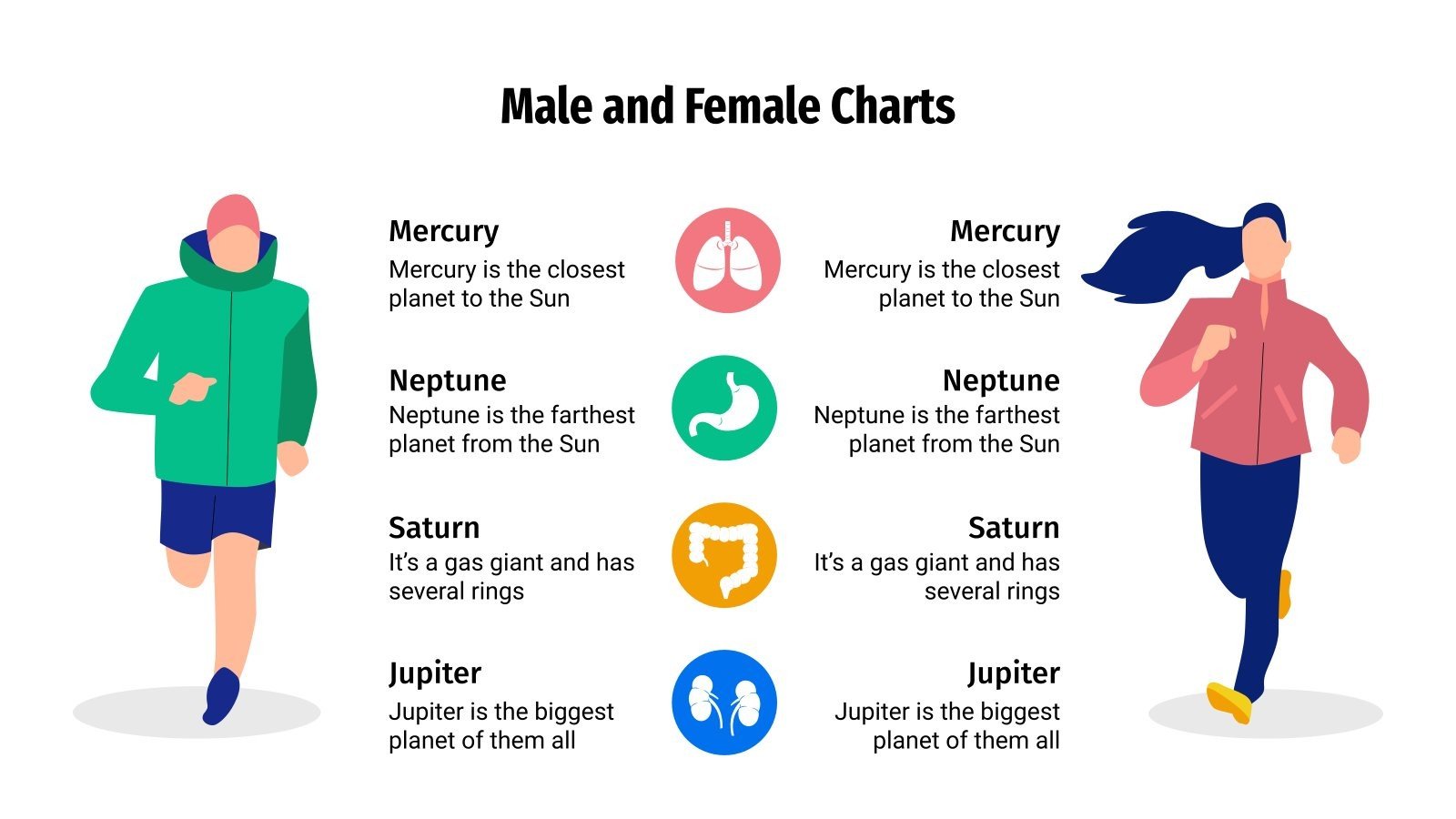 Free Male & Female Charts for Google Slides and PowerPoint
