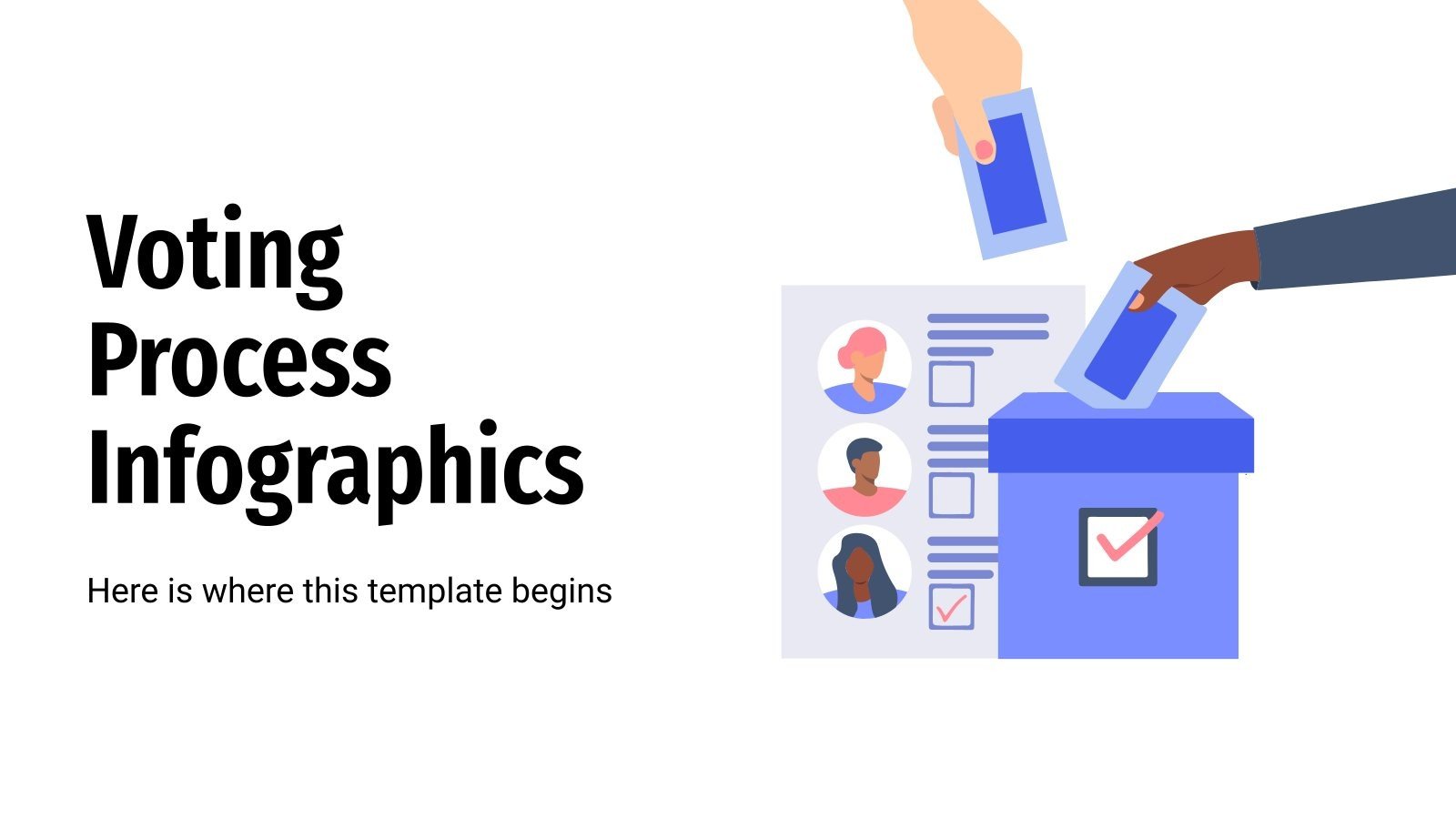 Plantillas gratis sobre elecciones para Google Slides y PPT