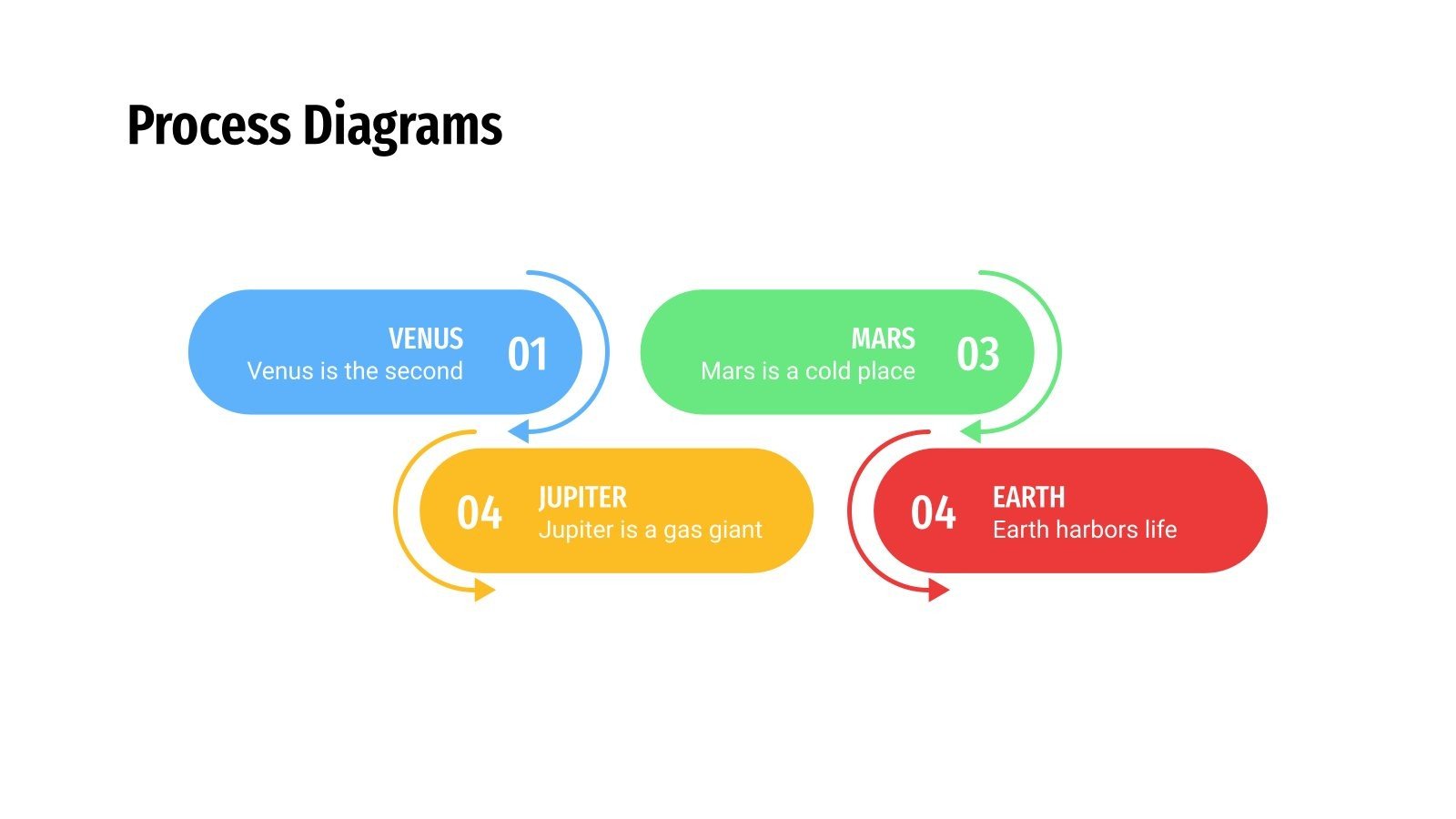 Free Process infographics for Google Slides and PowerPoint