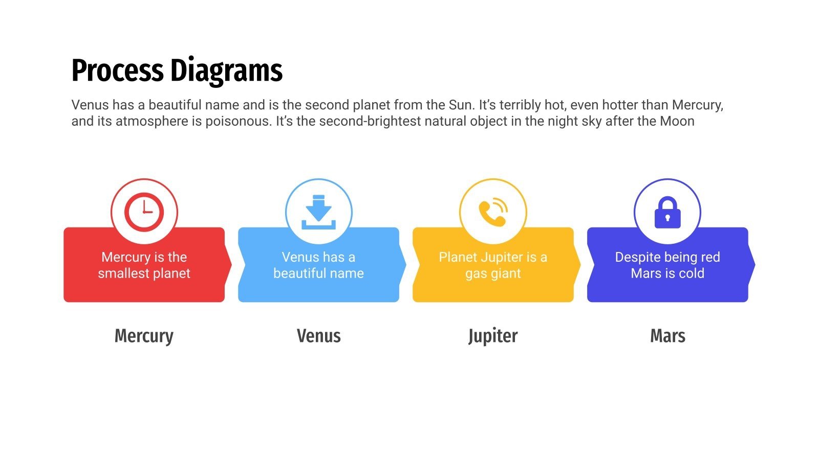 Free Process infographics for Google Slides and PowerPoint