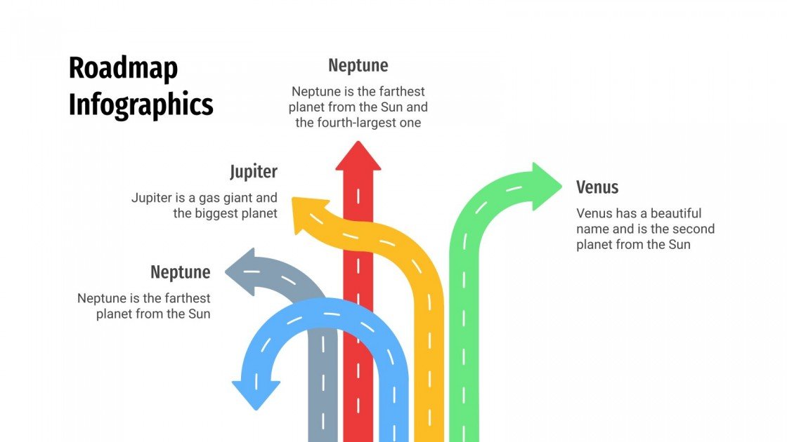 Free Roadmap infographics for Google Slides and PowerPoint
