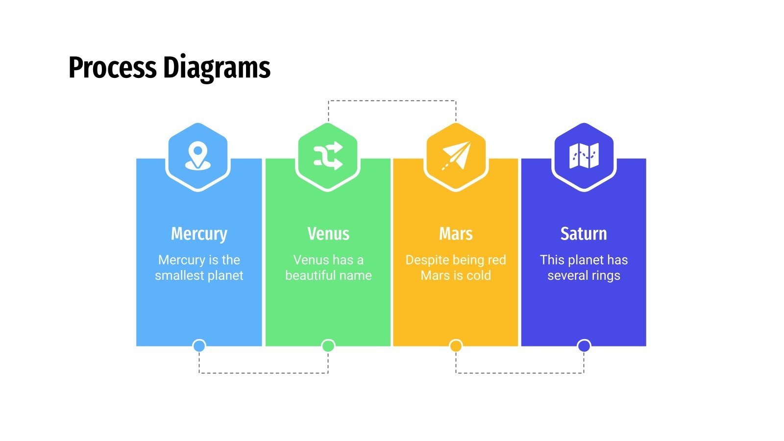 Free Process infographics for Google Slides and PowerPoint