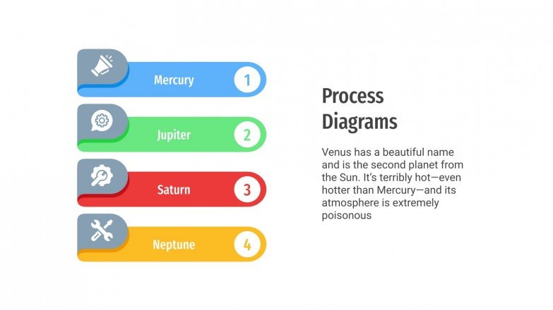 Free Process infographics for Google Slides and PowerPoint