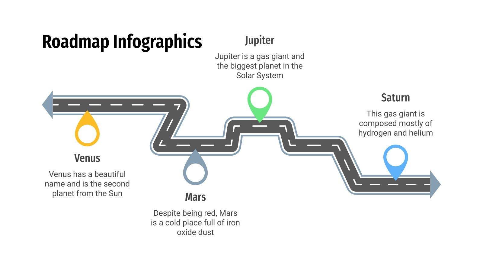 Free Roadmap infographics for Google Slides and PowerPoint