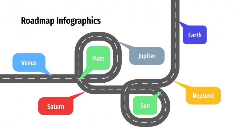 Free Roadmap infographics for Google Slides and PowerPoint