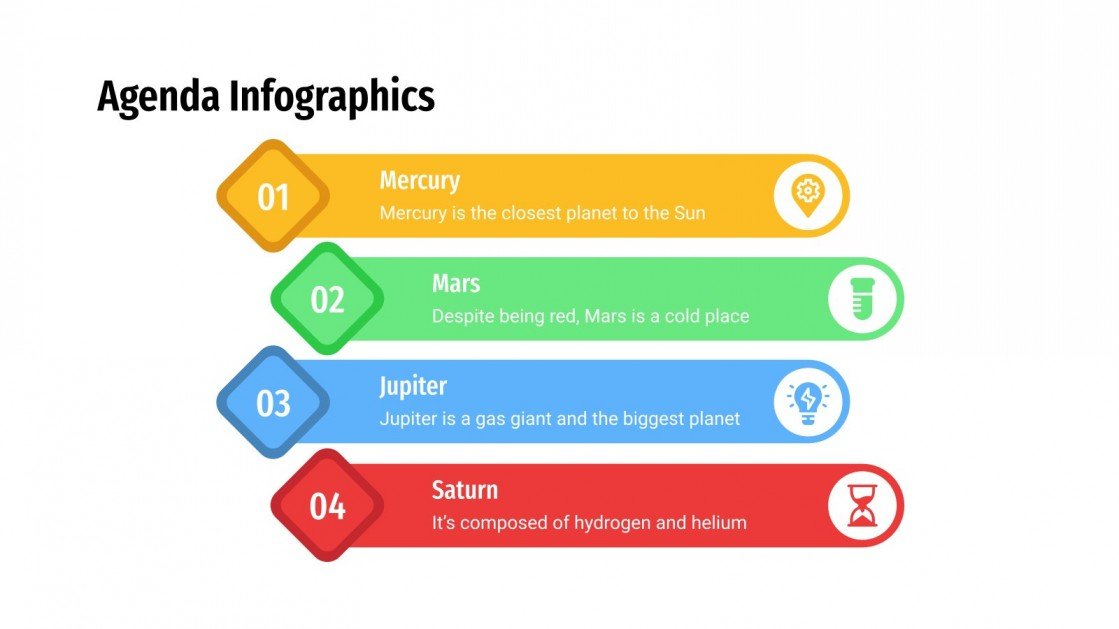Free Agenda Infographics for Google Slides and PowerPoint
