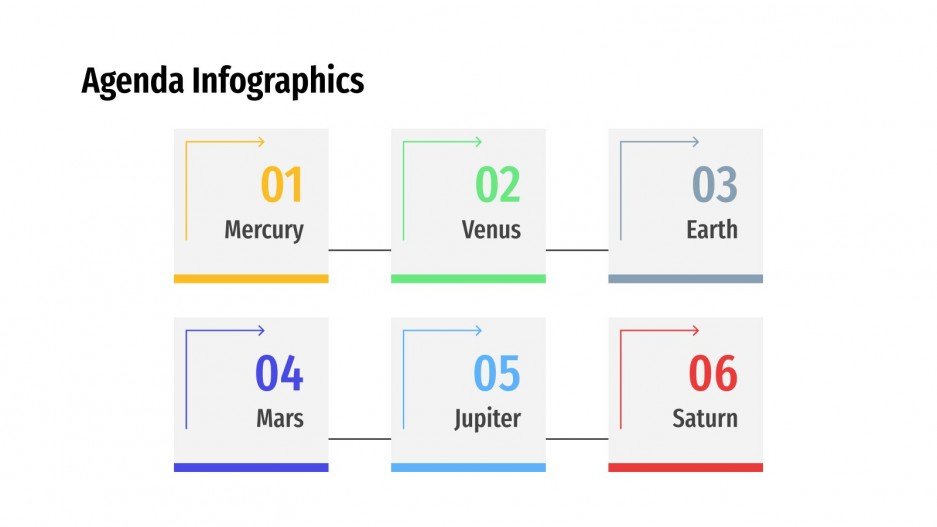 Free Agenda Infographics for Google Slides and PowerPoint