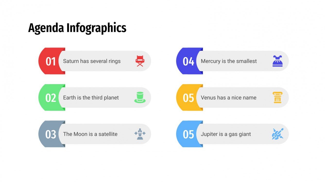 Free Agenda Infographics for Google Slides and PowerPoint