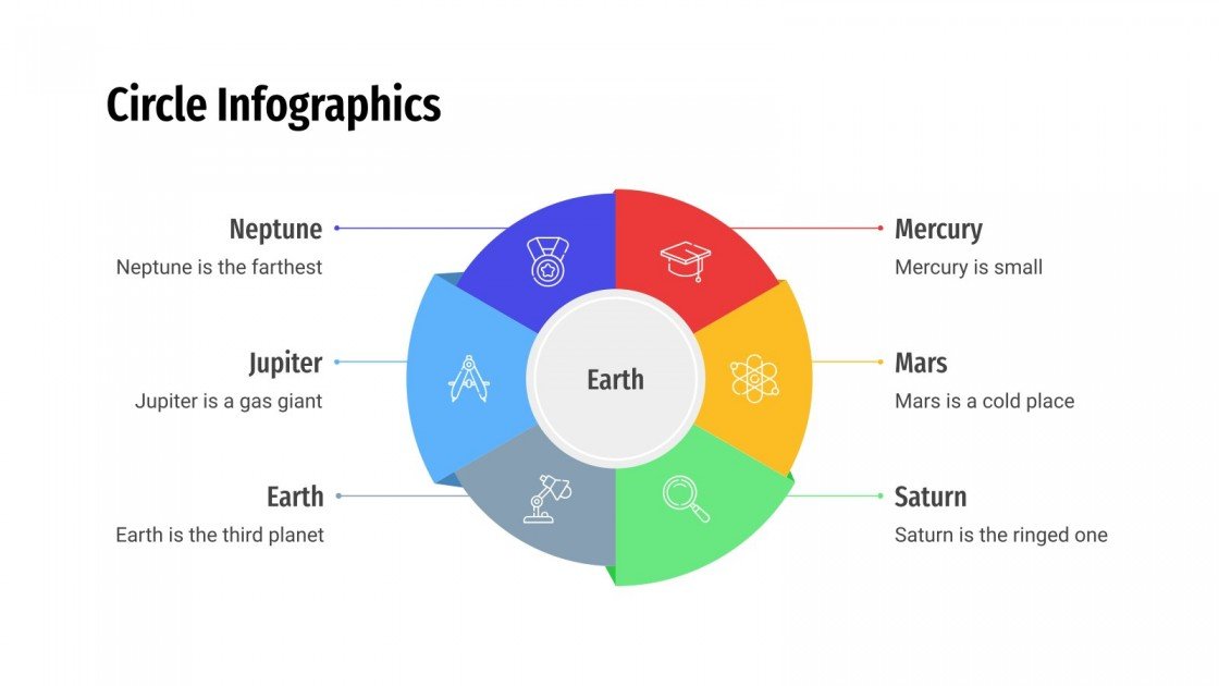 Free Circle Infographics for Google Slides and PowerPoint