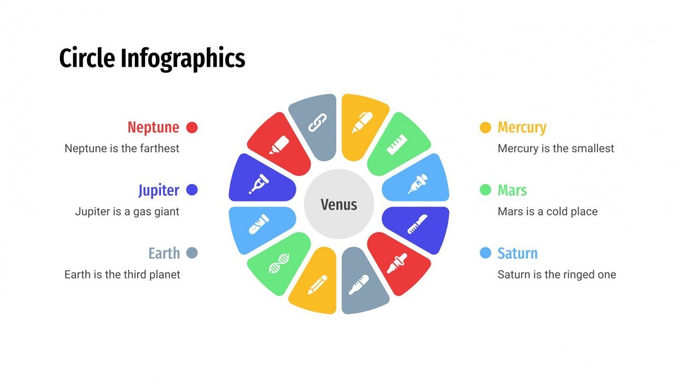 Free Circle Infographics for Google Slides and PowerPoint