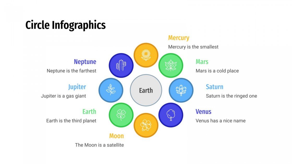 Free Circle Infographics for Google Slides and PowerPoint