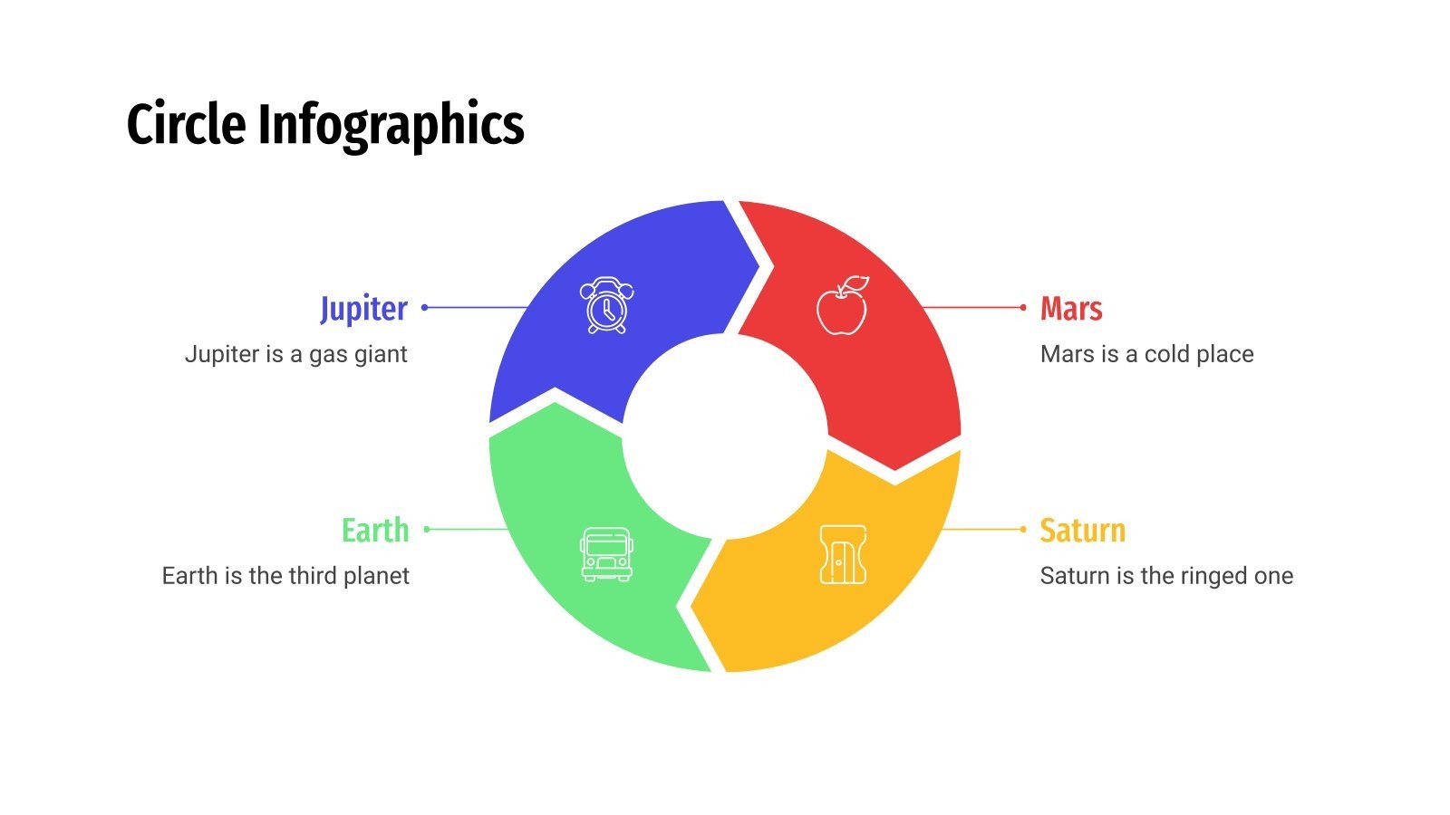 Free Circle Infographics for Google Slides and PowerPoint