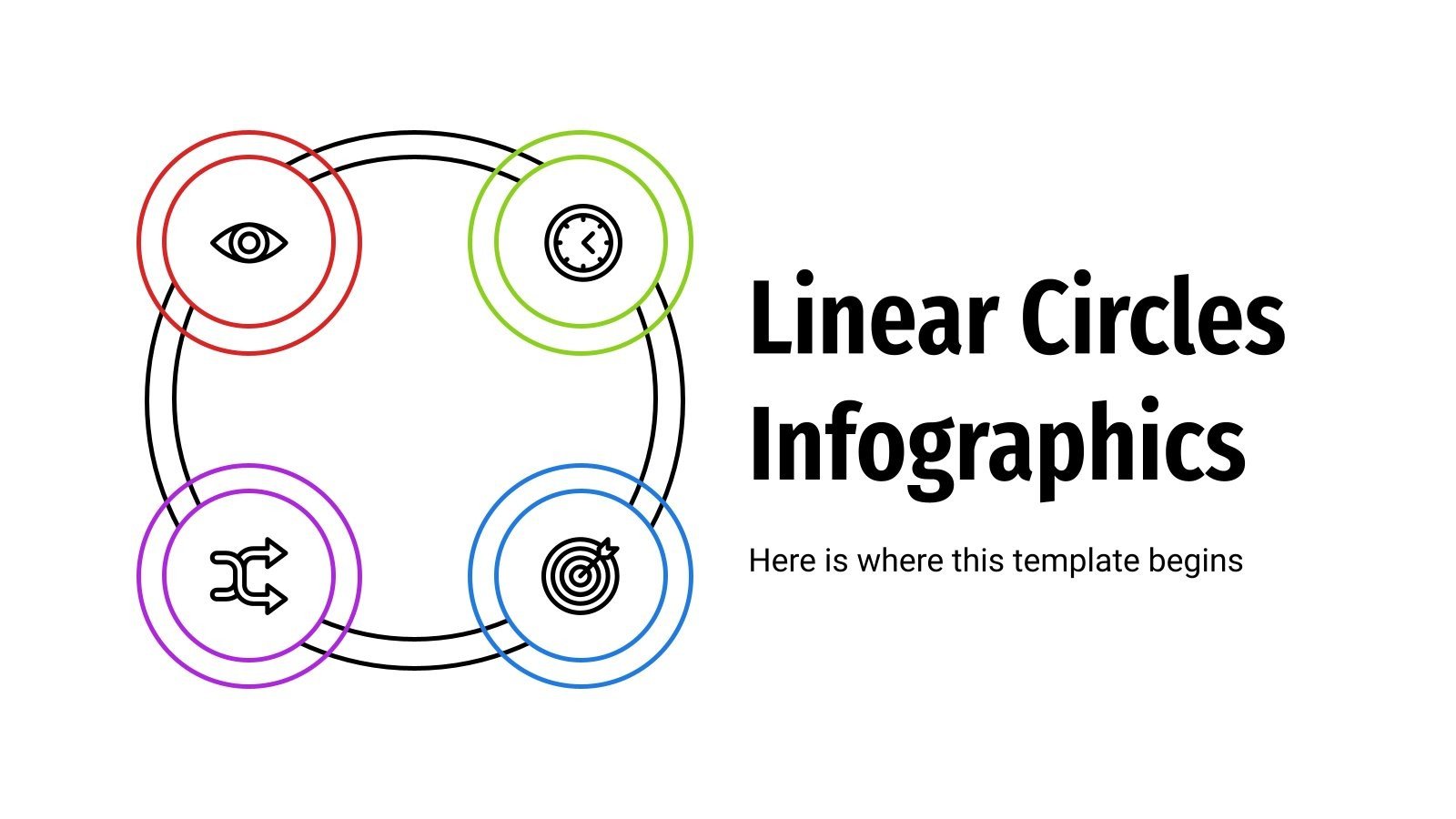 Linear Circles Infographics | Google Slides & PowerPoint