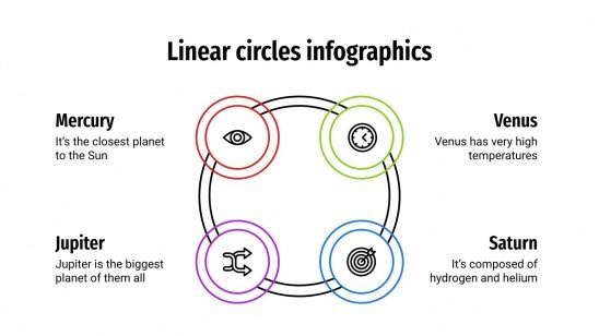 Linear Circles Infographics | Google Slides & PowerPoint